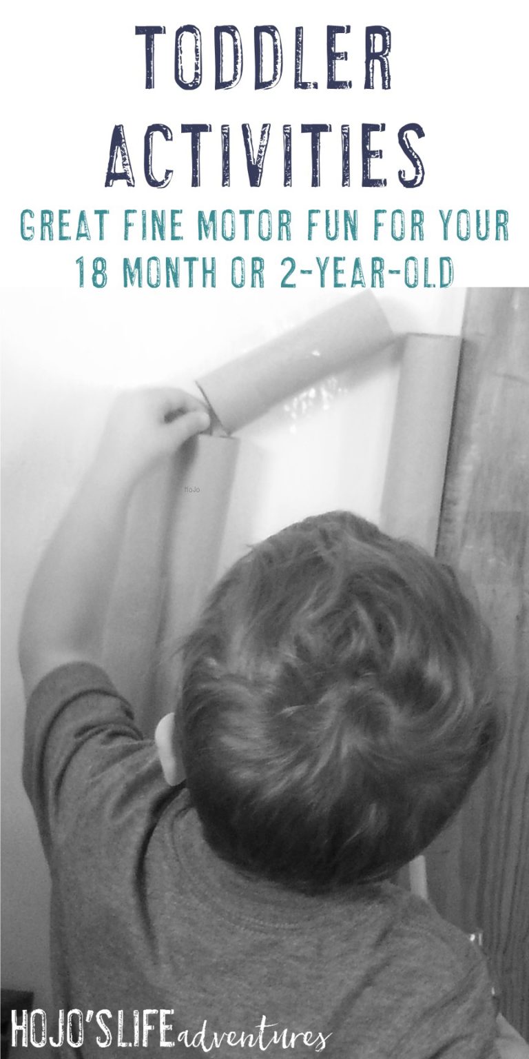 Toddler Activities Using Fine Motor Skills - HoJo's Life Adventures